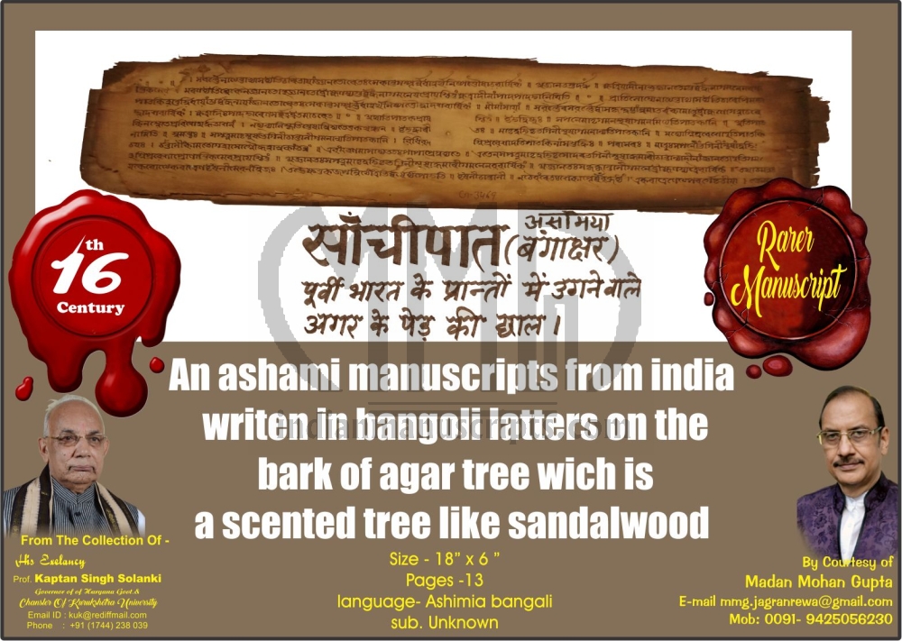 Palm Leaf Manuscript - Rare Collection of Scripts only at ...